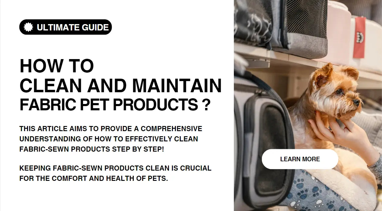 How to Clean and Maintain Fabric Pet Products | PETSFIT