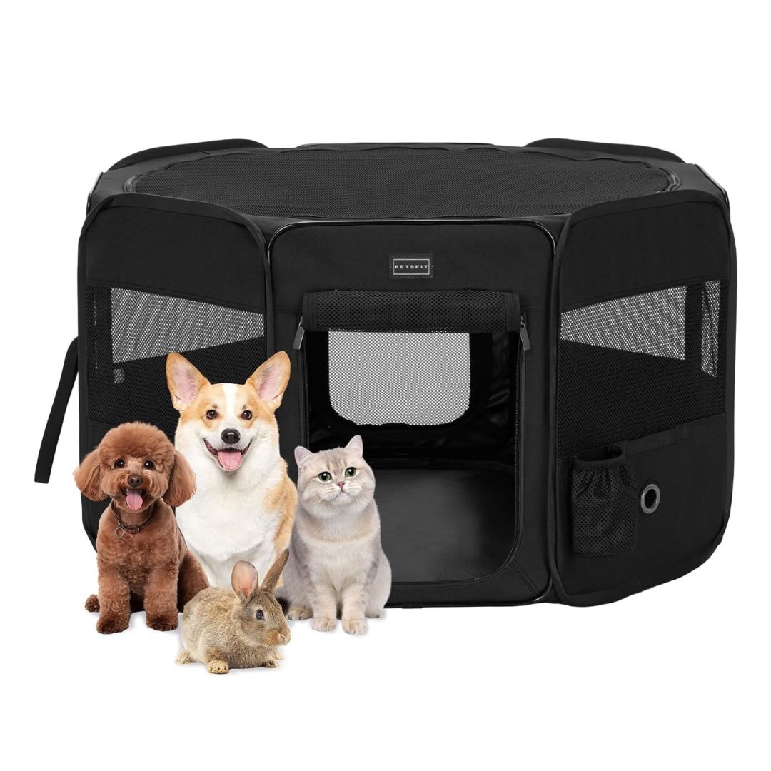 Dog Playpen And Crate Portable PlayPen For Dogs | PETSFIT